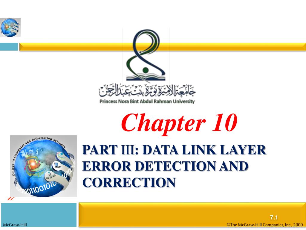 PPT - Part III : Data Link Layer Error Detection and Correction ... PPT - Part III : Data Link Layer Error Detection and Correction ...