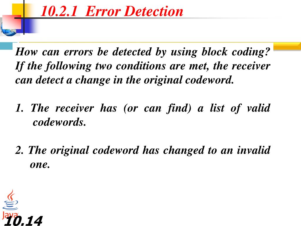 PPT - Part III : Data Link Layer Error Detection and Correction ... PPT - Part III : Data Link Layer Error Detection and Correction ...
