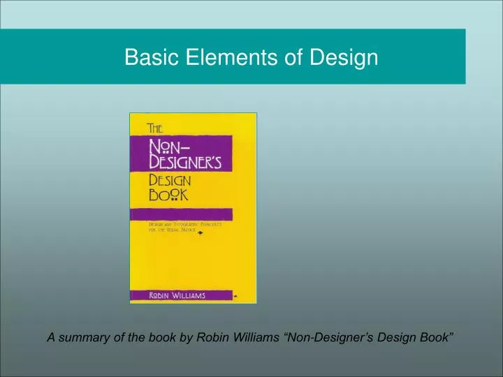 PPT - Basic Elements of Design PowerPoint Presentation, free download ...
