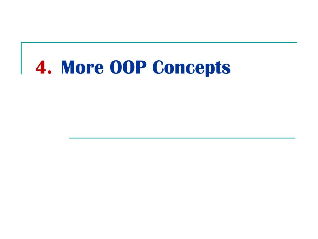 Ppt Cs1020 Lecture Note 3 Object Oriented Programming Oop Part 2 Designer Mode