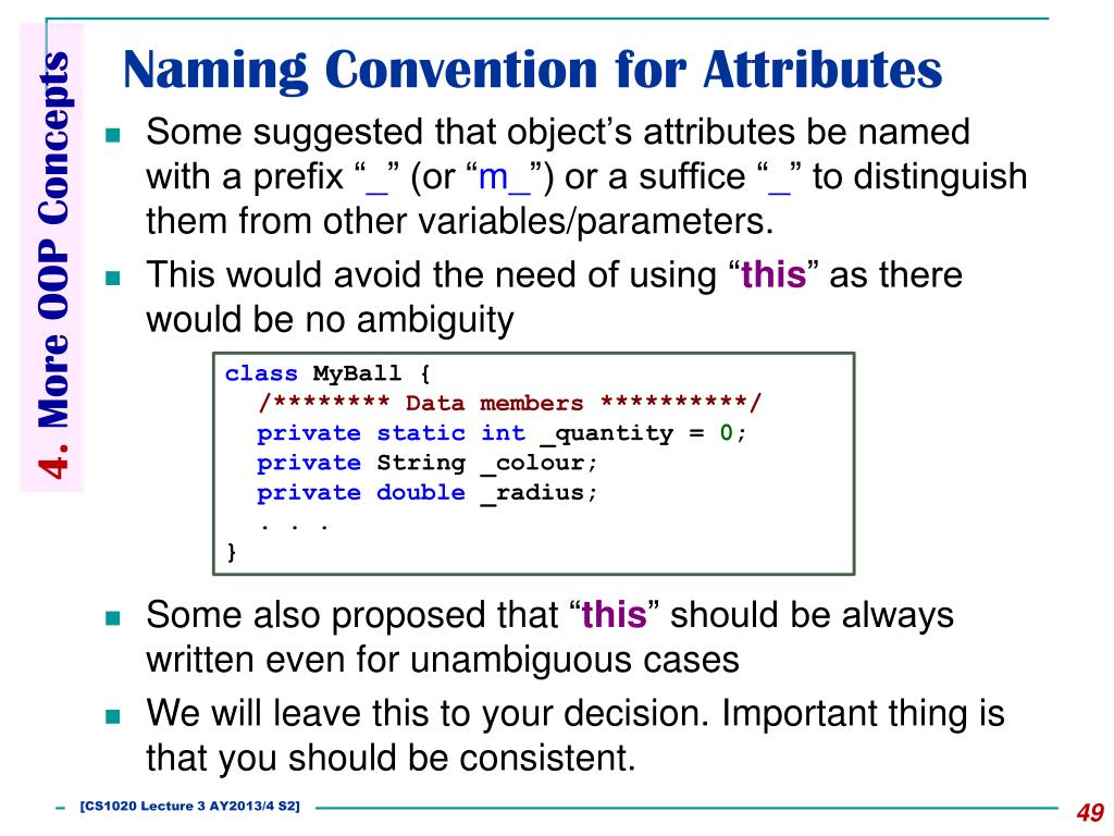 Ppt Cs1020 Lecture Note 3 Object Oriented Programming Oop Part 2 Designer Mode 8499