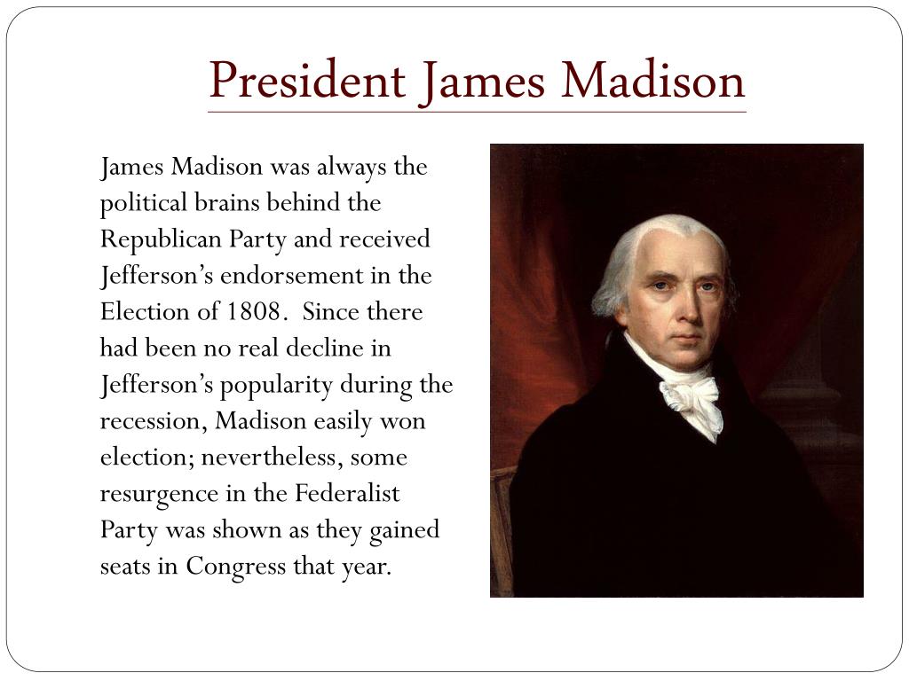 PPT - Mr. Madison’s War: The War of 1812 PowerPoint Presentation, free ...