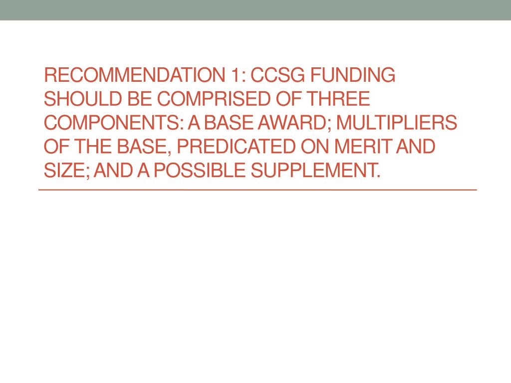 PPT - A New Approach to P30 Cancer Center Support Grant Funding ...