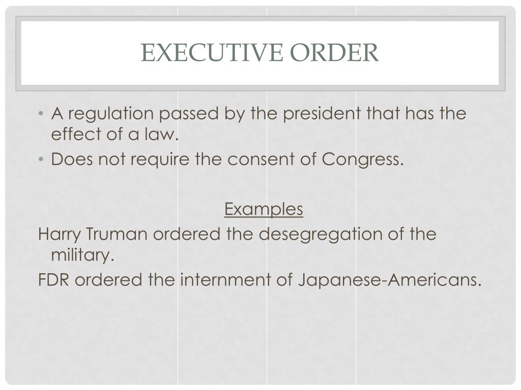 PPT - President/Congressional Relations VETO PowerPoint Presentation ...