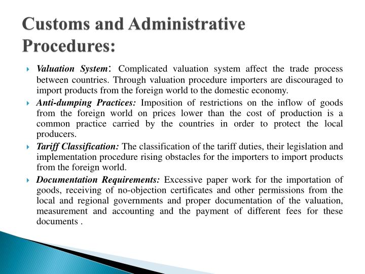 PPT - Tariff and Non-tariff Barriers: PowerPoint Presentation - ID:2102553