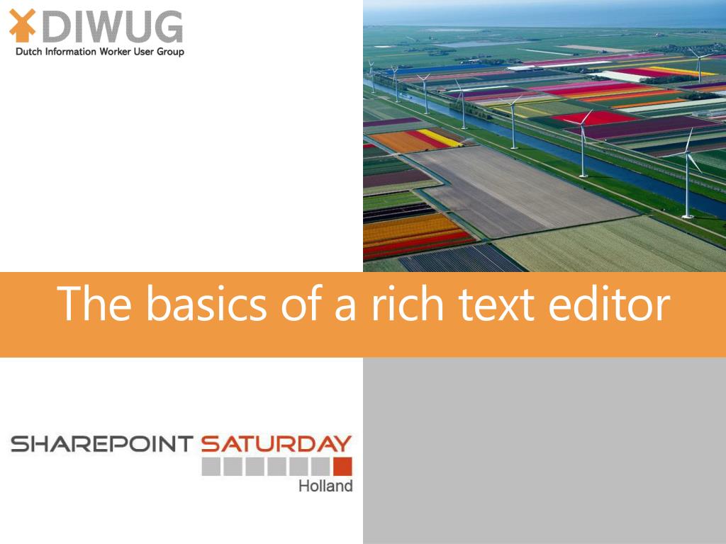 PPT - Customizing the SharePoint 2013 Rich Text Editor PowerPoint ... PPT - Customizing the SharePoint 2013 Rich Text Editor PowerPoint ...