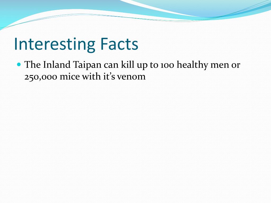 PPT - Inland and Coastal Taipan Tyler Brown Mrs.Cottrell -Grade 3 ...
