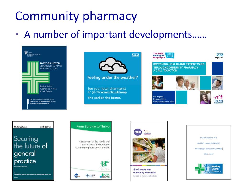 PPT - NHS England’s Community Pharmacy “Call to Action” The Contractor ...