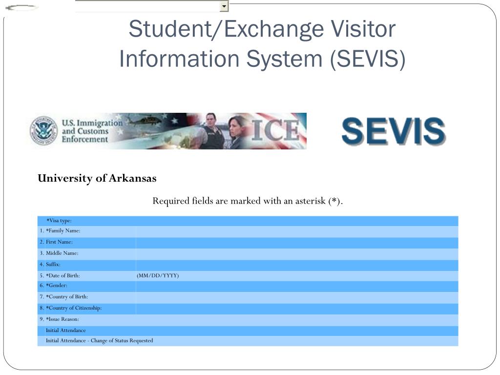 PPT - International Students and Scholars a unit within UA ...
