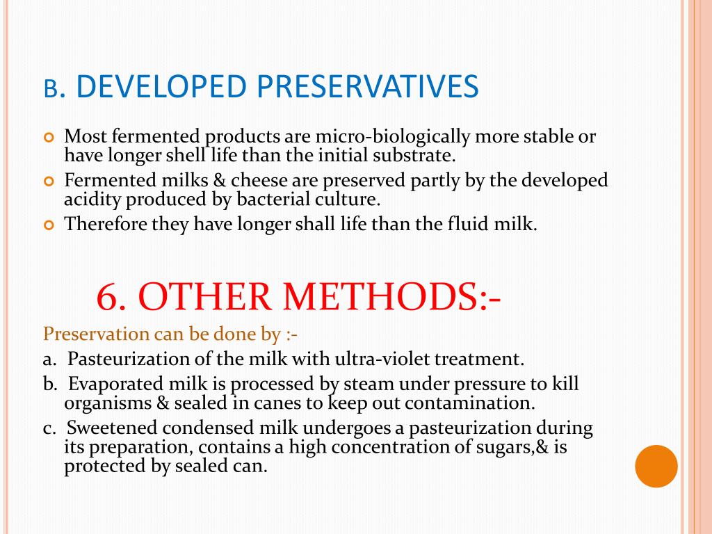 PPT - CONTAMINATION, PRESERVATION & SPOILAGE OF MILK AND MILK PRODUCTS ...