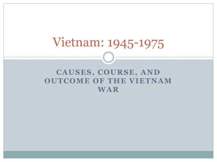 PPT - Vietnam: 1945-1975 PowerPoint Presentation, free download - ID ...
