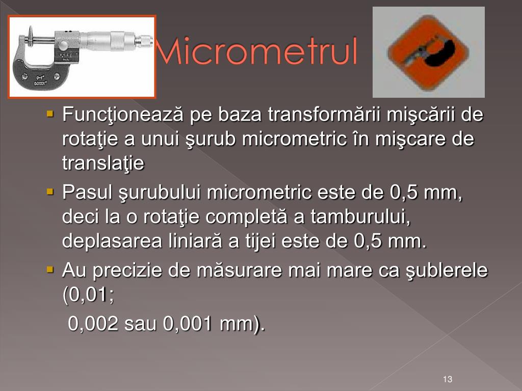PPT - MIJLOACE DE MASURARE PENTRU LUNGIMI SI UNGHIURI PowerPoint ...