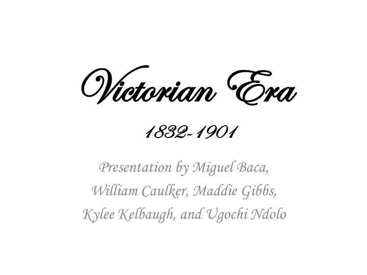 PPT - Victorian Era PowerPoint Presentation, free download - ID:2105427