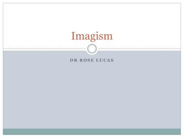 PPT - Imagism PowerPoint Presentation, free download - ID:2105653