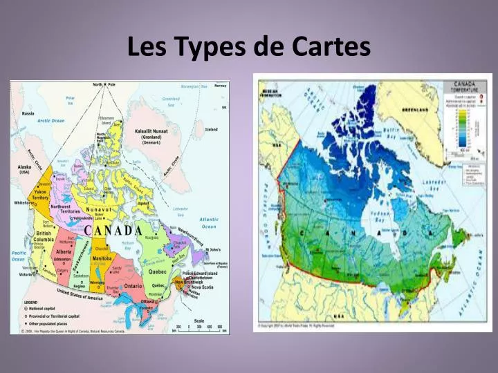 PPT - Les Types de Cartes PowerPoint Presentation, free download - ID ...