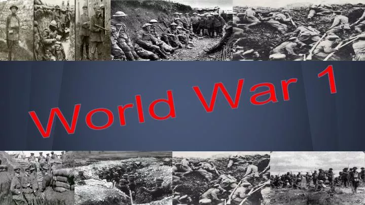 PPT - world war 1 by lucy PowerPoint Presentation, free download - ID ...