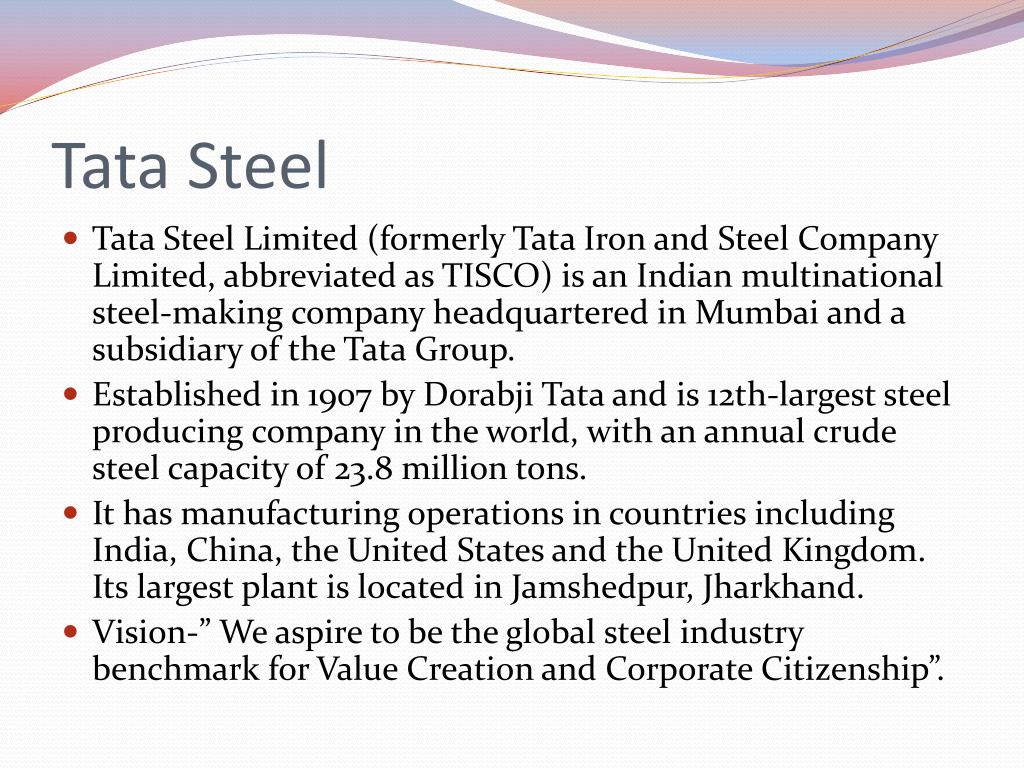 PPT - Tata Steel Ideation PowerPoint Presentation, free download - ID ...