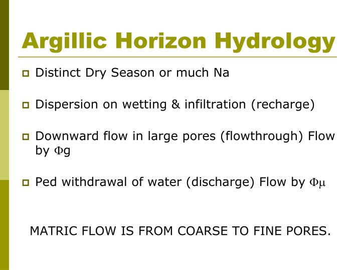 PPT - Interpreting Hydrology from Soil Morphology PowerPoint ...