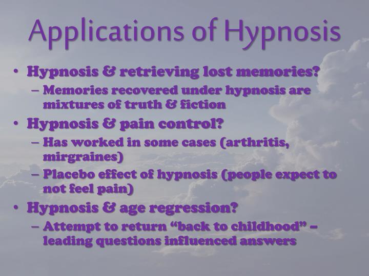 PPT - Altered States of Consciousness : Hypnosis PowerPoint ...