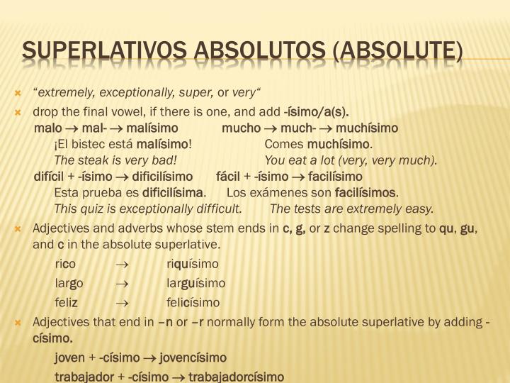 PPT - Comparativos y superlativos PowerPoint Presentation - ID:2108534