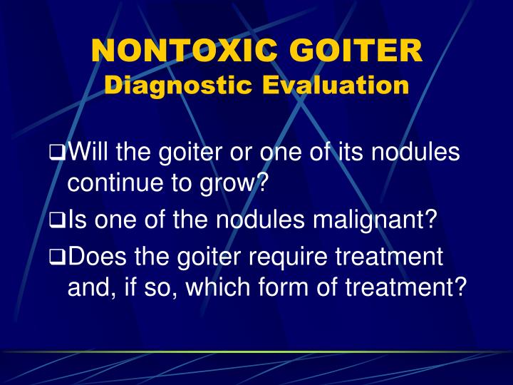 PPT - Simple (Nontoxic) Goiter: Diffuse and Multinodular PowerPoint ...