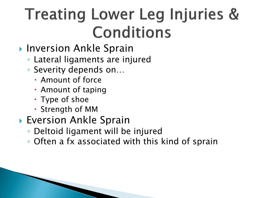 PPT - Foot, Ankle, and Lower-Leg Injuries PowerPoint Presentation, free ...