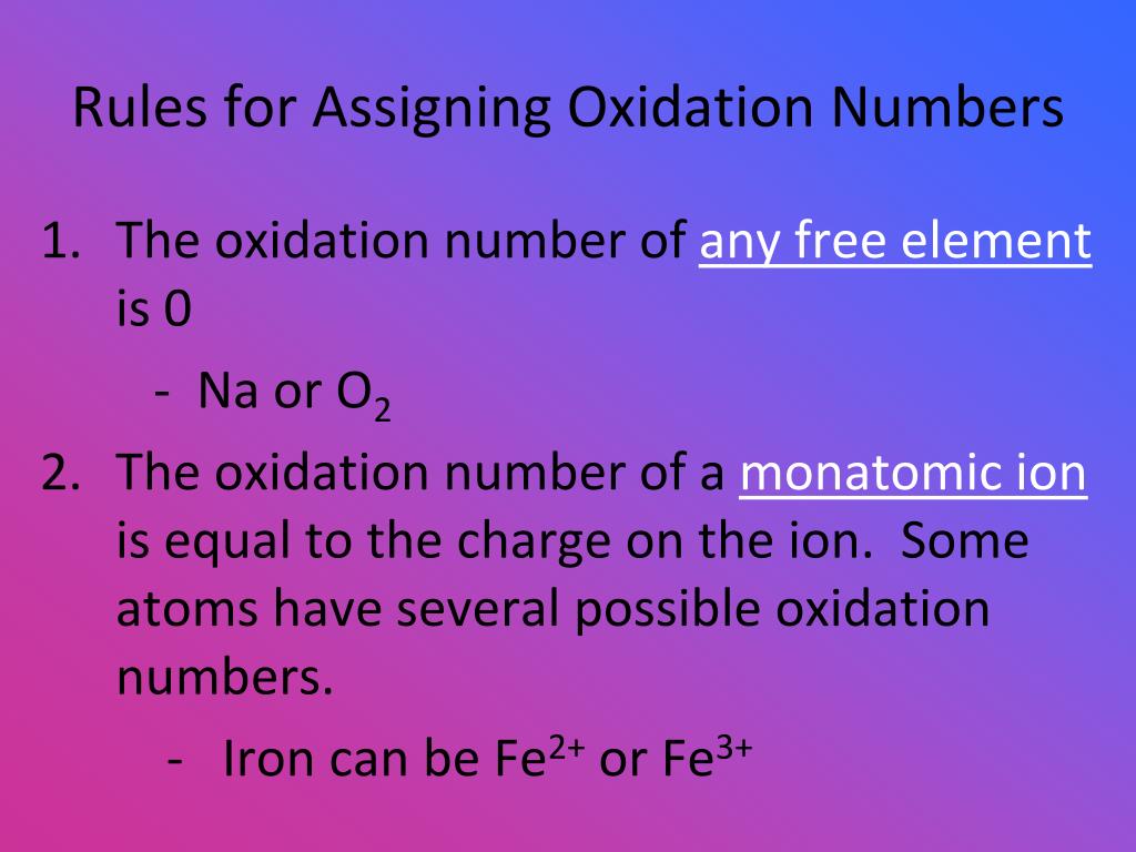PPT - Oxidation Numbers PowerPoint Presentation, free download - ID:2109854