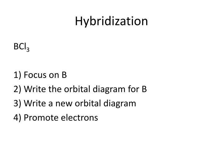 PPT - Hybridization PowerPoint Presentation - ID:2109983