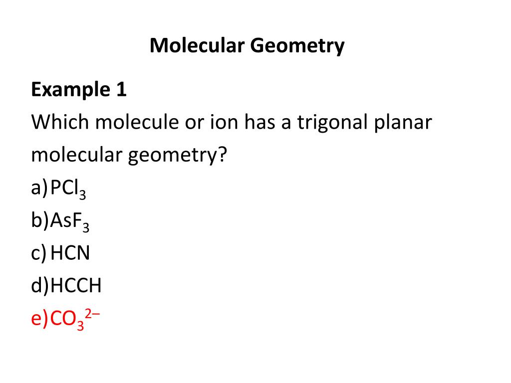 PPT - CHM 2045 Molecular Geometry & Chemical Bonding Chapter 10 ...