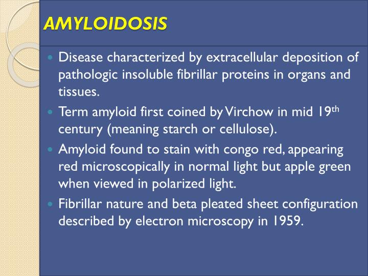 PPT - Amyloidosis PowerPoint Presentation - ID:2110181