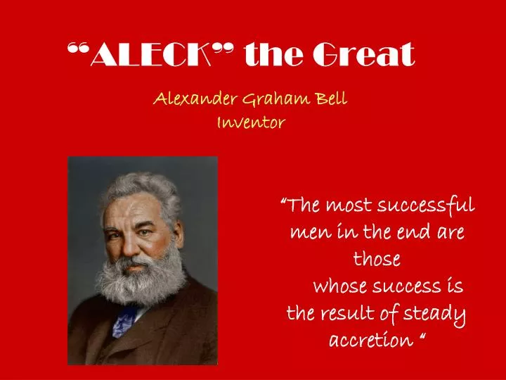 PPT - “ALECK” the Great PowerPoint Presentation, free download - ID:2110763