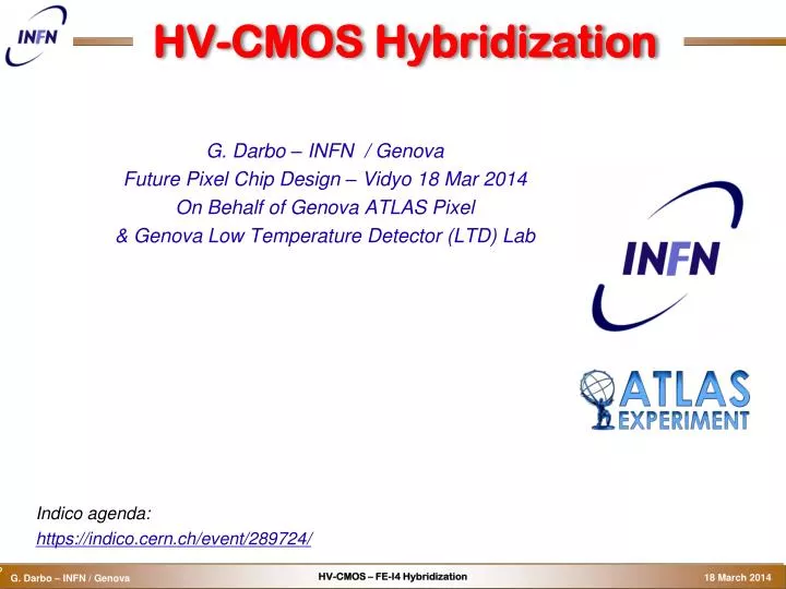 PPT - HV-CMOS Hybridization PowerPoint Presentation, free download - ID ...