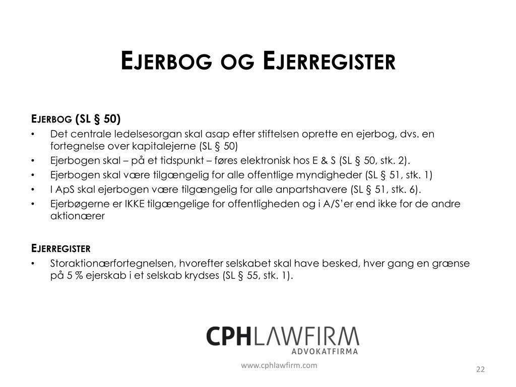 PPT - Den Nye Selskabslov PowerPoint Presentation, free download - ID ...