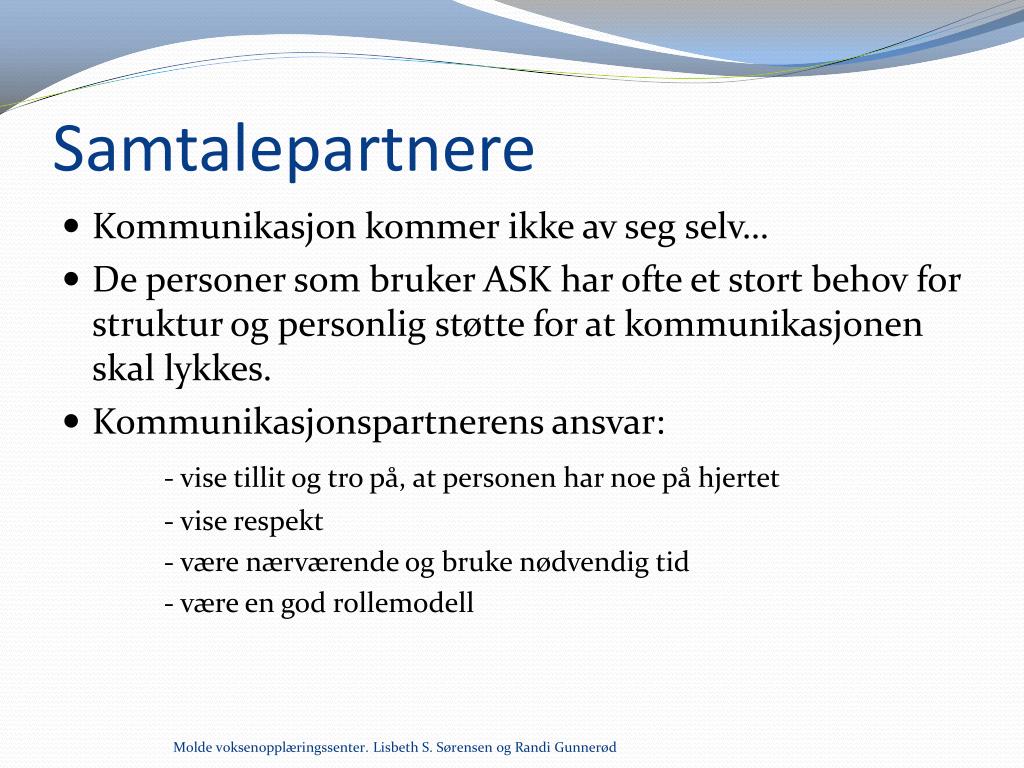 PPT - ALTERNATIV OG SUPPLERENDE KOMMUNIKASJON PowerPoint Presentation ...