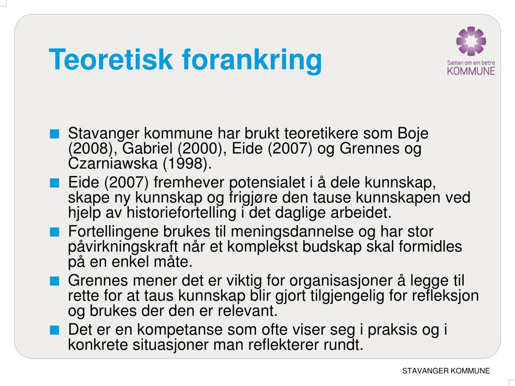 PPT - God praksis – strategisk historiefortelling og ...