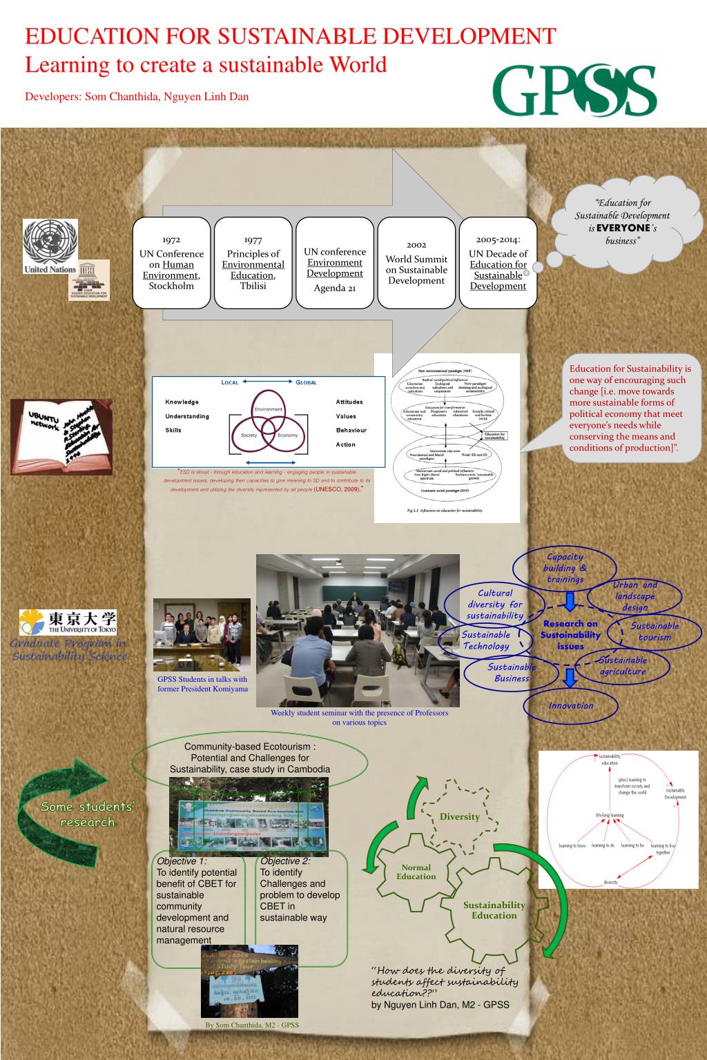 PPT - John Huckle & Stephen R.Sterling , Education for Sustainability ...