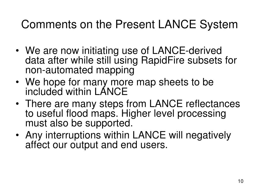 PPT - LANCE UWG Meeting, November 16, 2010 PowerPoint Presentation ...