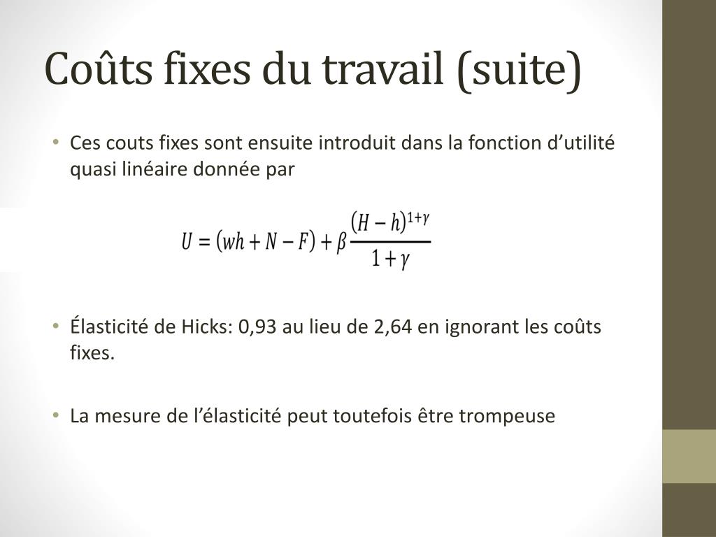 PPT - Taxes et offre de travail PowerPoint Presentation, free download ...