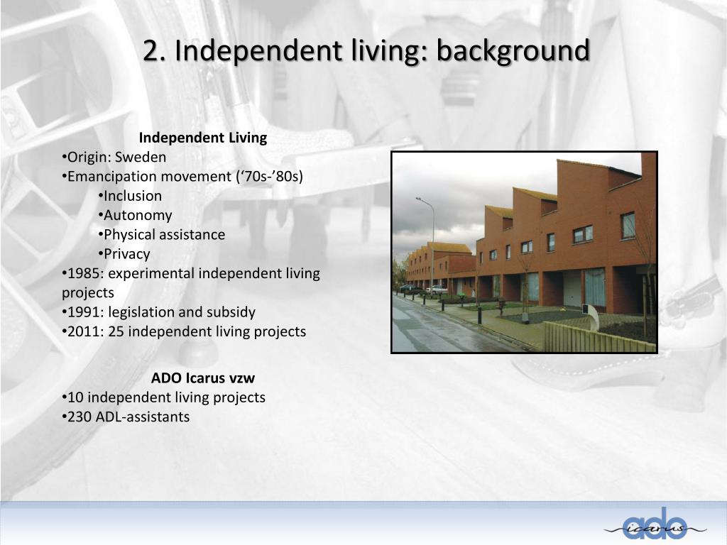 PPT - Independent living in Flanders ( Belgium ) PowerPoint ...