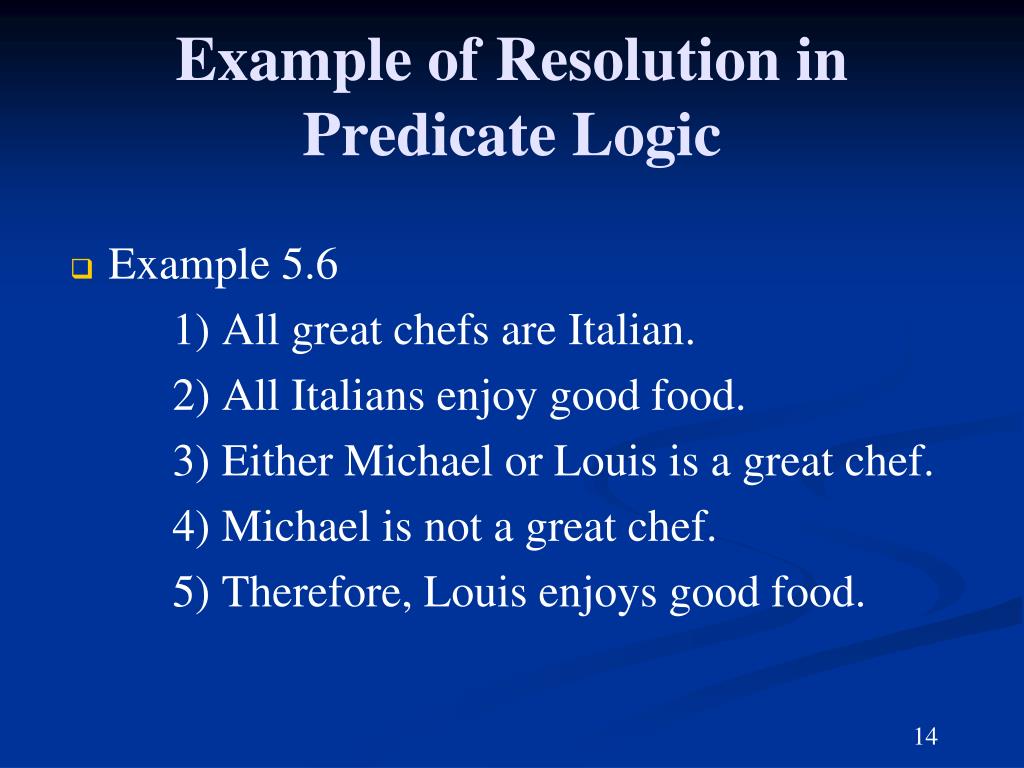 PPT Represent The Following Sentences In Predicate Logic PowerPoint 