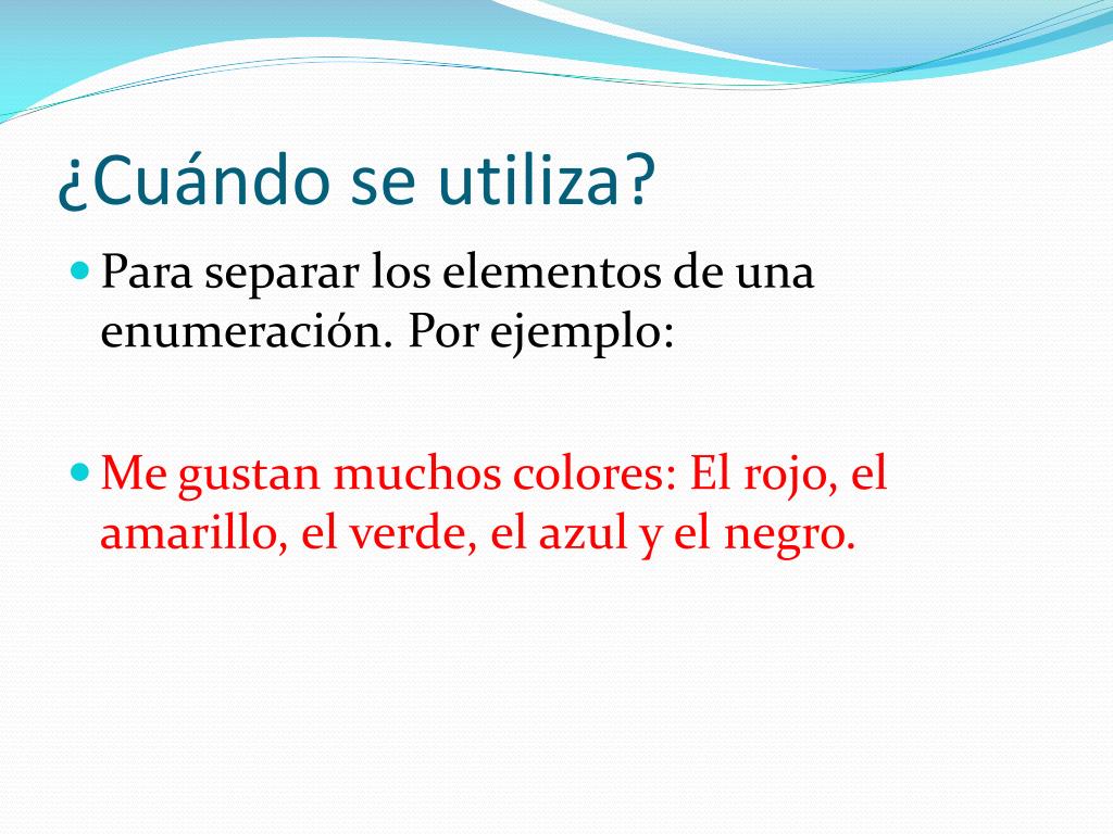 PPT - La coma, el punto y coma y el punto. PowerPoint Presentation ...