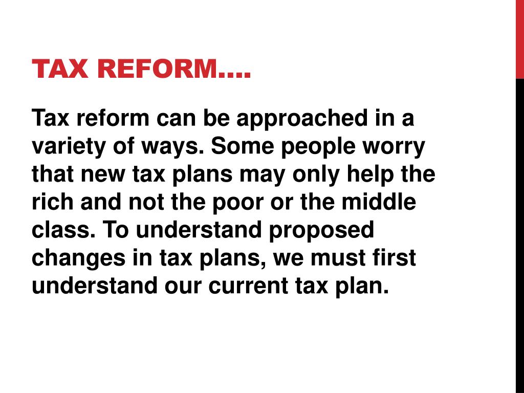 PPT - Our Federal Income Tax Plan PowerPoint Presentation, free ...