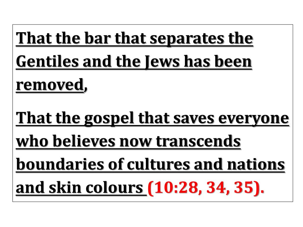 PPT - Were the Household of Cornelius Baptized in the Holy Spirit? Acts ...