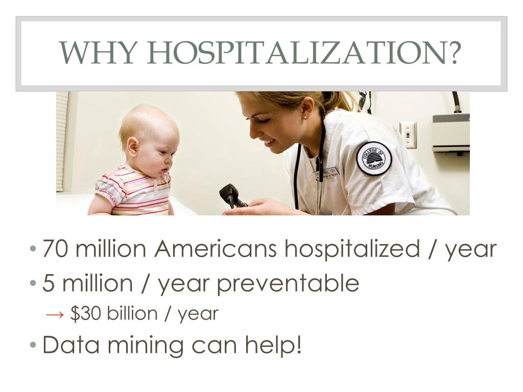 PPT - Hospitalization Prediction From Health Care Claims PowerPoint ...