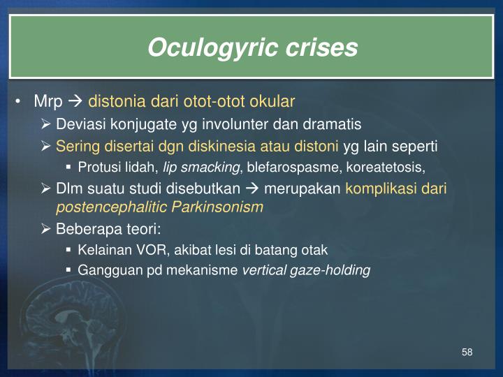 Ppt Eye Movement Disorders Conjugate Gaze Abnormalities Powerpoint