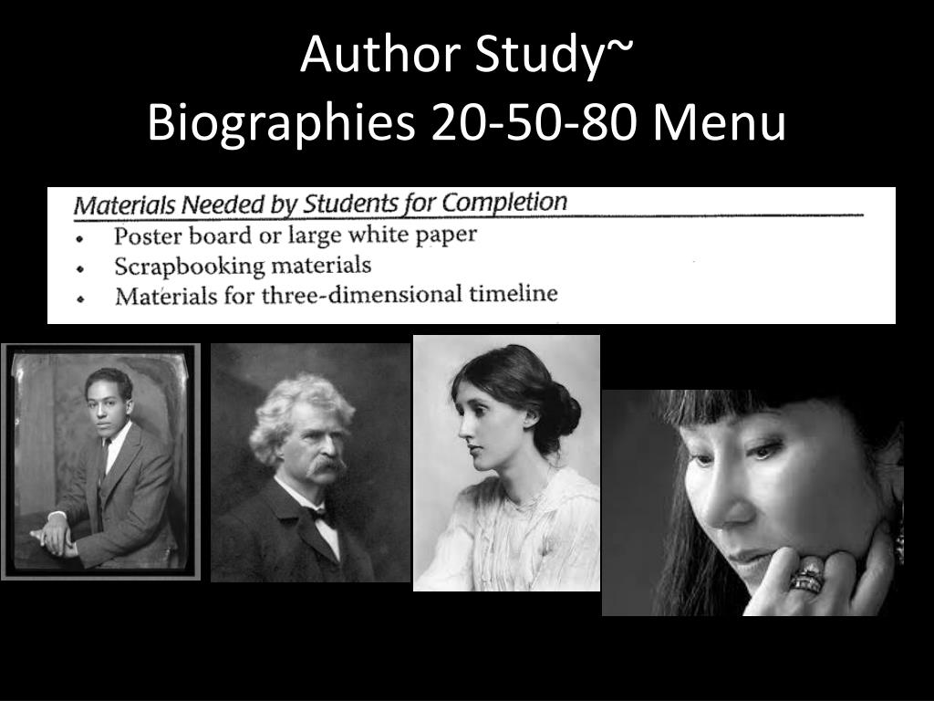 PPT - APPRENTICE SCHOLARS III 3 rd Quarter • Non Fiction Author Study ...