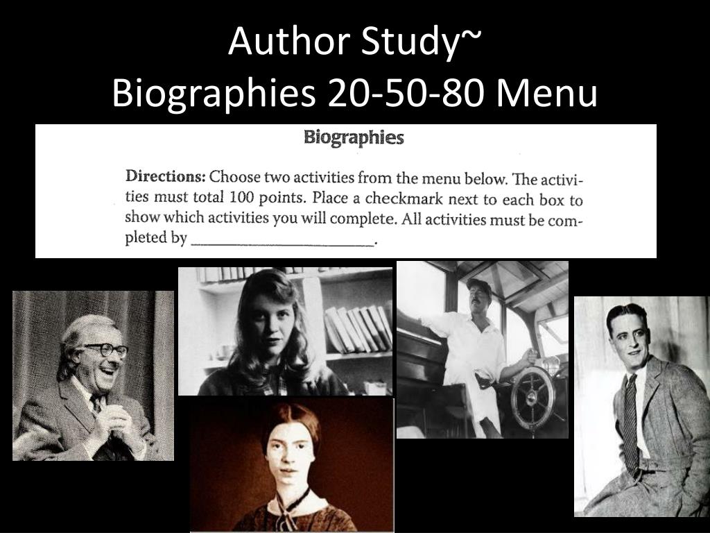 PPT - APPRENTICE SCHOLARS III 3 rd Quarter • Non Fiction Author Study ...