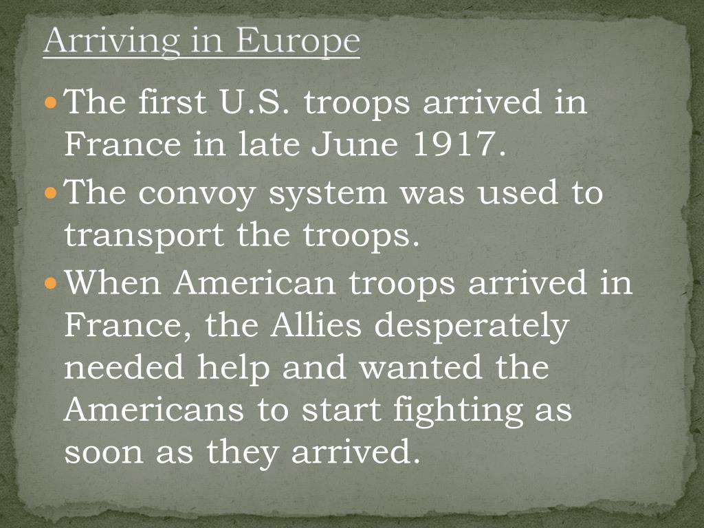 PPT - The United States in World War I PowerPoint Presentation, free ...