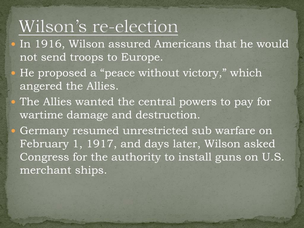 PPT - The United States in World War I PowerPoint Presentation, free ...