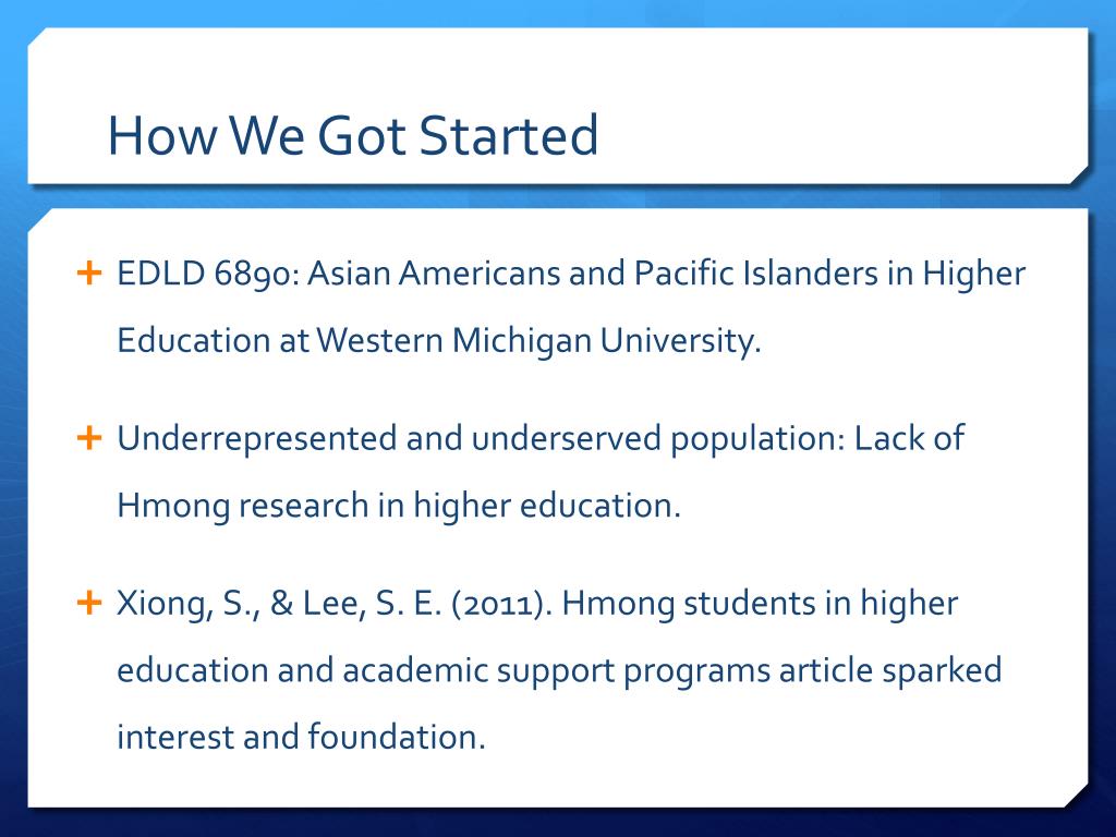 PPT - The Minority Among Minorities: Success Factors Surrounding Hmong ...